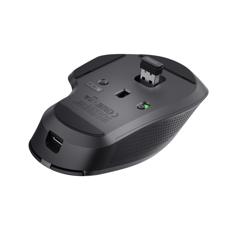 MOUSE TRUST OZAA+MULTI-CONNECT WIRELESS BLACK - MaquiStore