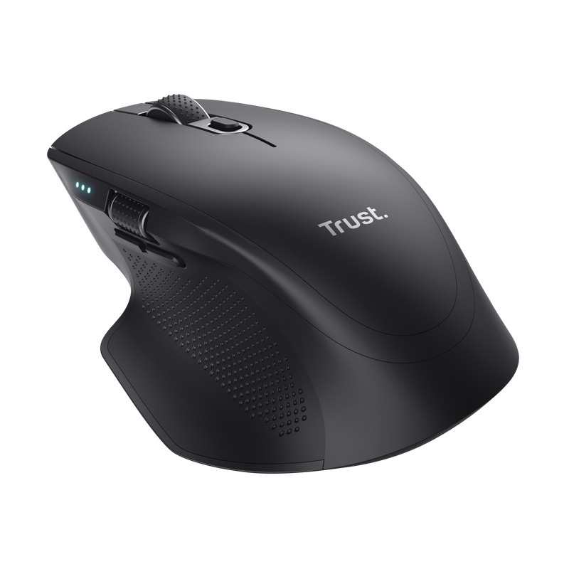 MOUSE TRUST OZAA+MULTI-CONNECT WIRELESS BLACK - MaquiStore