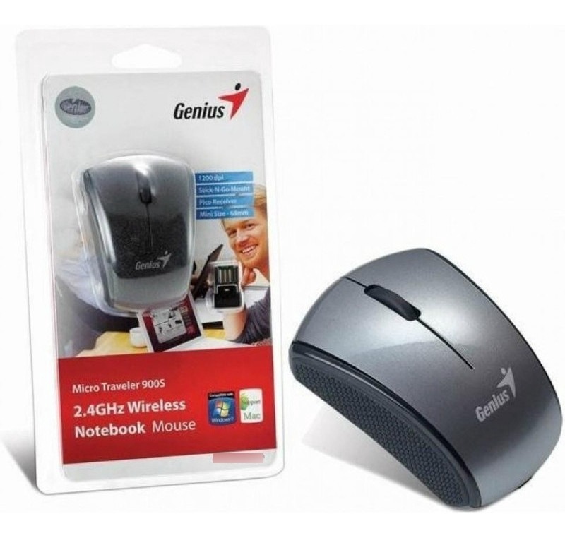 MOUSE GENIUS MICRO TRAVELLER 900S WIRELESS GRAY NEW - MaquiStore